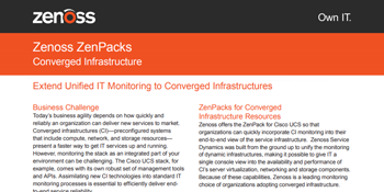 Zenoss Converged Infrastructure Solution | Zenoss