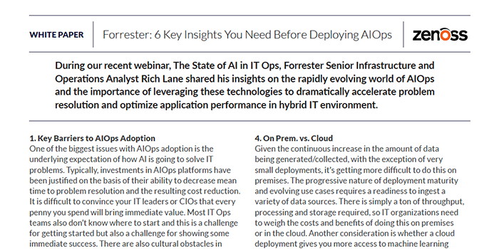 A Guide to AIOps - The Future of IT Ops - Zenoss